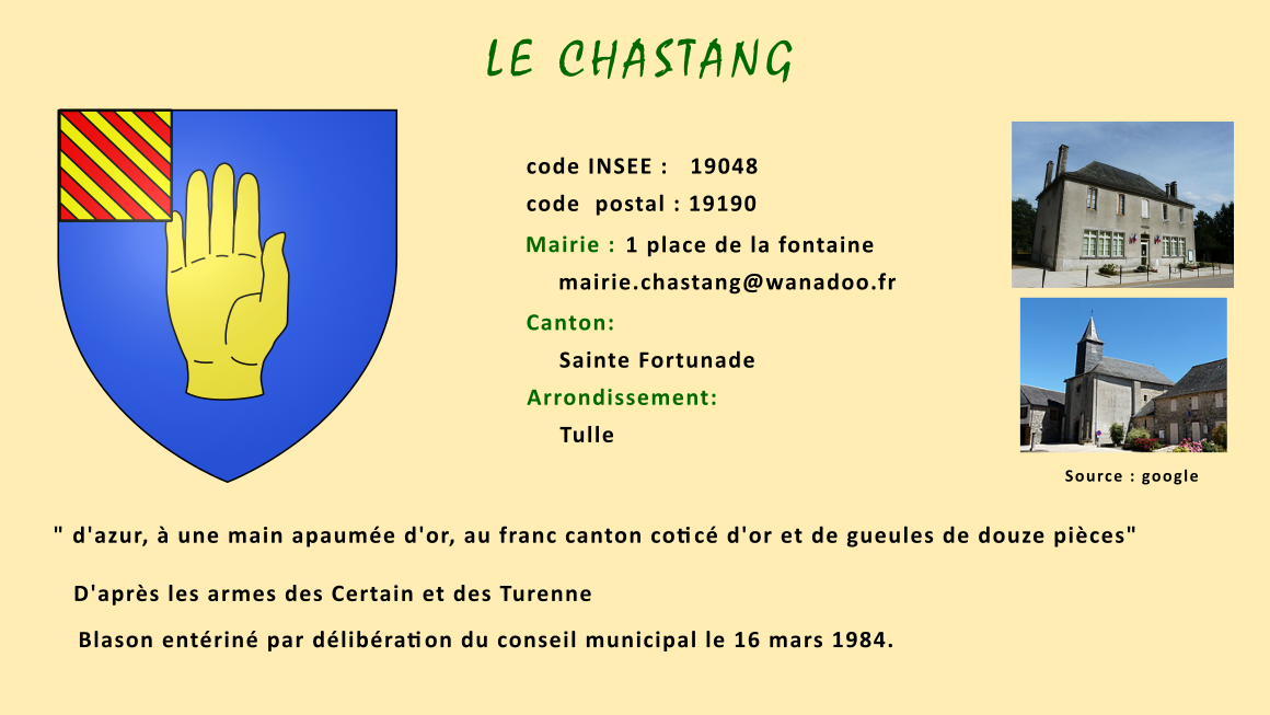 Chastang (Le) – Généalogie en Corrèze